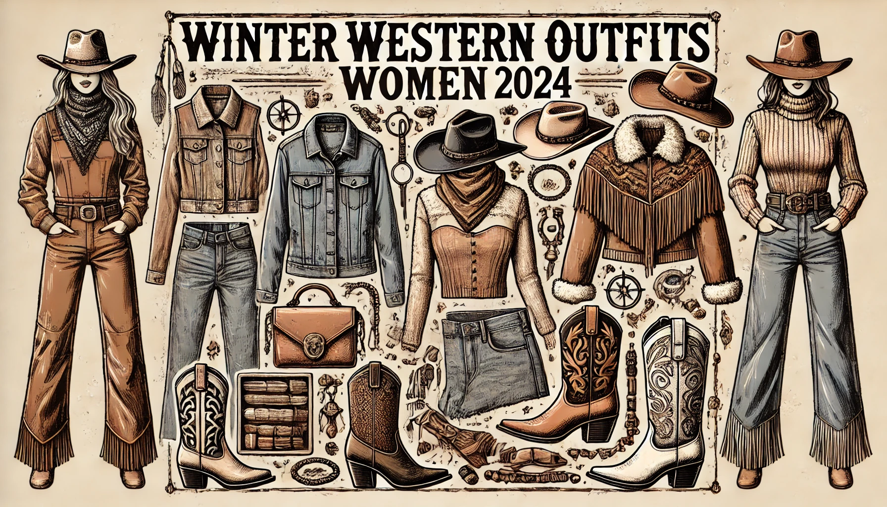 Winter Western Outfits Women 2024 - Scents Universe